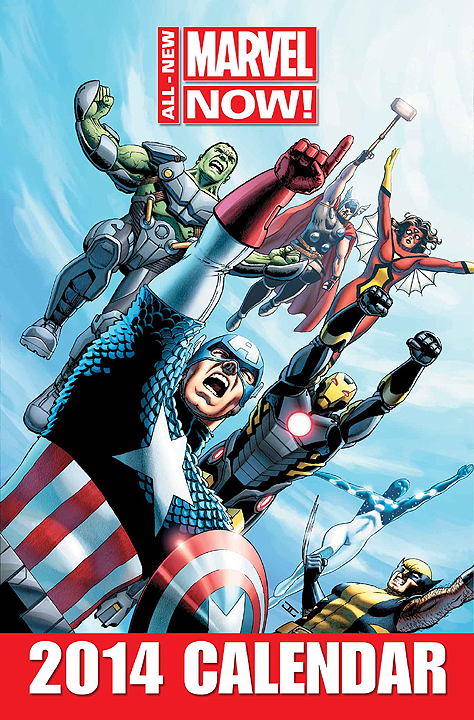 Free 2014 Marvel Comics Calendars - New Collection Silver Age Comics