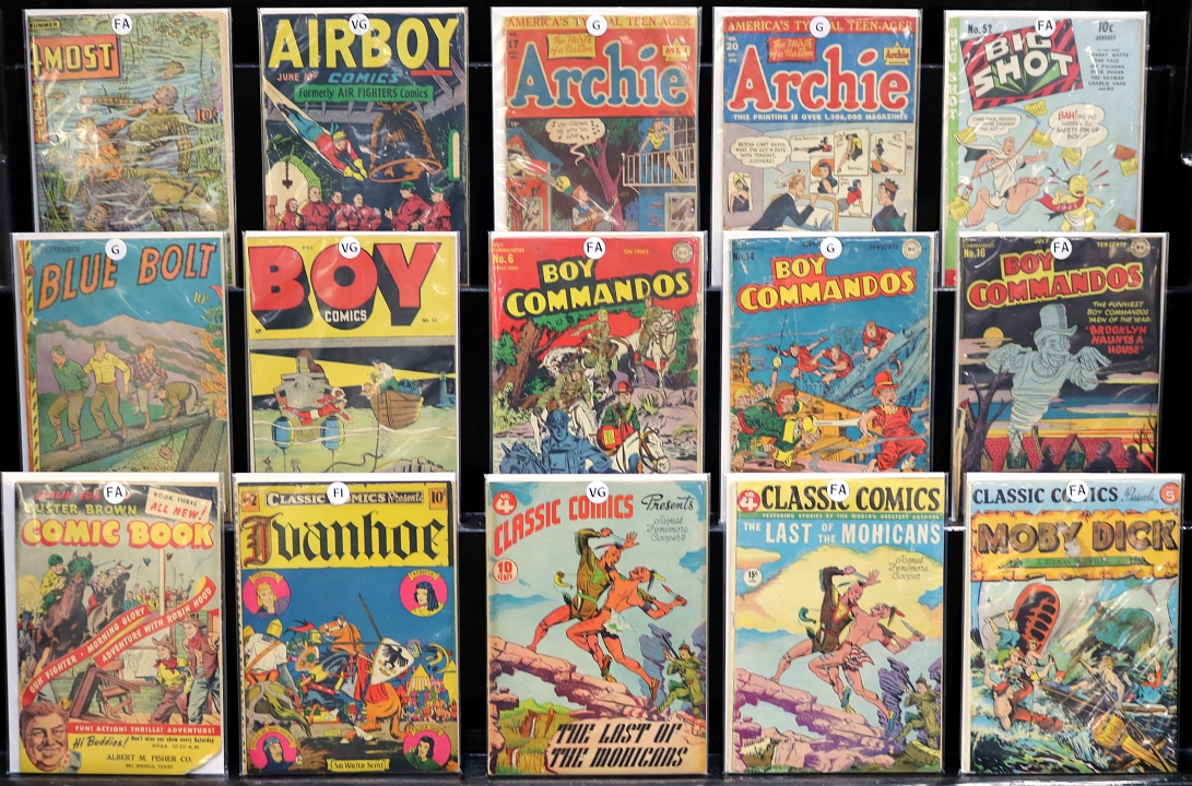 Golden Age Comics Arrive - And Immediately Leave